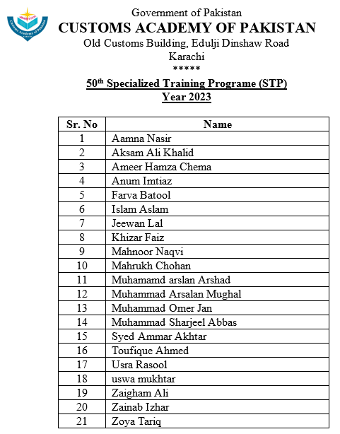 Pakistan Customs Academy